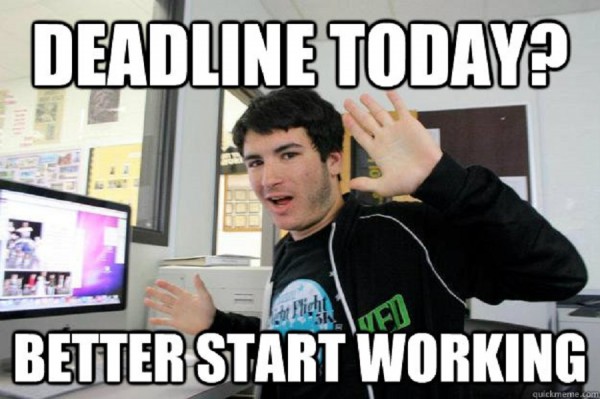 Every Procrastinator Will Totally Relate To These Funny Deadline Memes